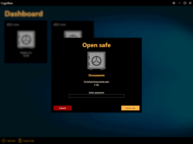 Cryptbox encryption program: Encrypt hard disk and files