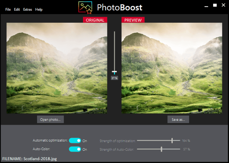 PhotoBoost: Optimize and enhance photos & pictures automatically