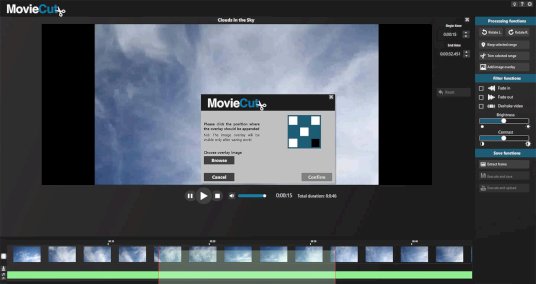 MovieCut: Video editing program for cutting and editing video