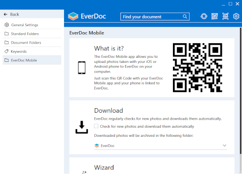 EverDoc: Software for digital document management with text recognition