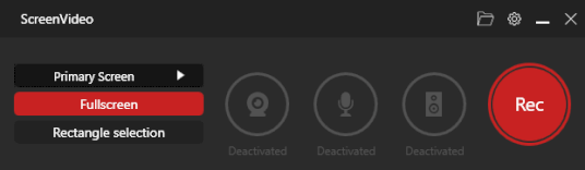 ScreenVideo: Screen Recorder to record the screen