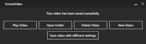 ScreenVideo: Screen Recorder to record the screen