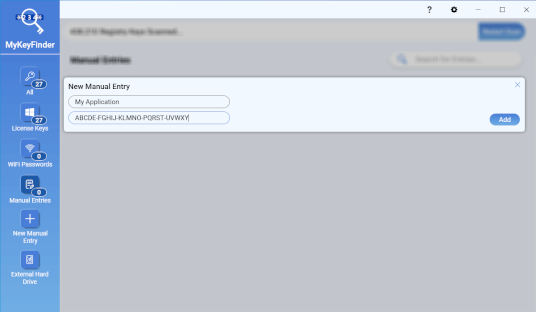 MyKeyFinder: Find, read, save and manage license keys