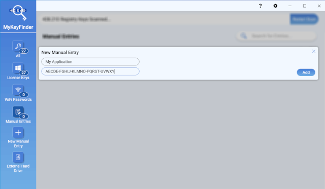 MyKeyFinder: Find, read, save and manage license keys