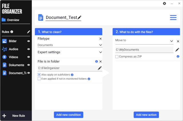 File Organizer: Sort, clean up and organize files automatically