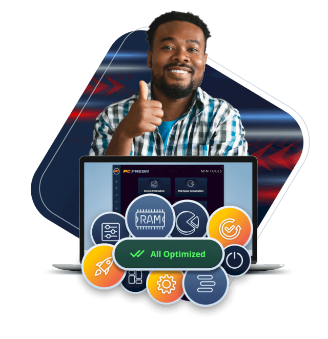 PC Fresh: optimizes your Windows for a fast and stable running PC