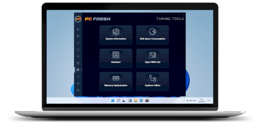 PC Fresh: optimizes your Windows for a fast and stable running PC