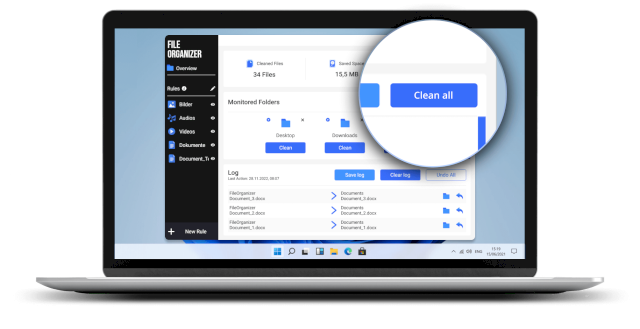 File Organizer: Sort, clean up and organize files automatically