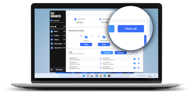 File Organizer: Sort, clean up and organize files automatically