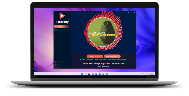 Recordify Music Downloader: Record and download music for free