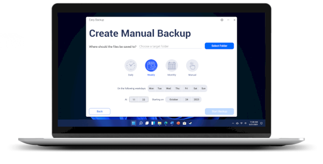EasyBackup: Create automatic backups & data backup easily