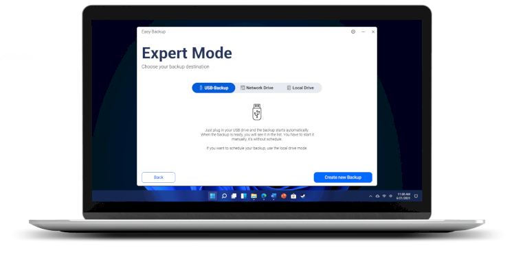 EasyBackup: Create automatic backups & data backup easily