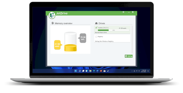 JetDrive Tool: Defragment registry on PC & computer | Abelssoft