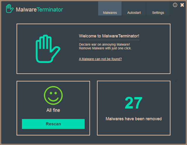 MalwareTerminator: Simply remove & uninstall browser toolbars