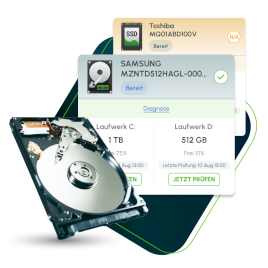 CheckDrive permanently checks your hard drives for impending defects