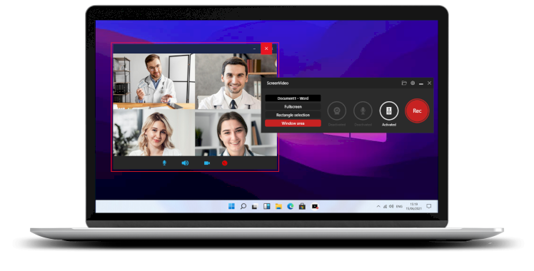 ScreenVideo: Screen Recorder to record the screen