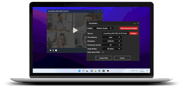 ScreenVideo: Screen Recorder to record the screen