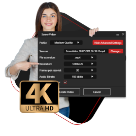 ScreenVideo: Screen Recorder to record the screen