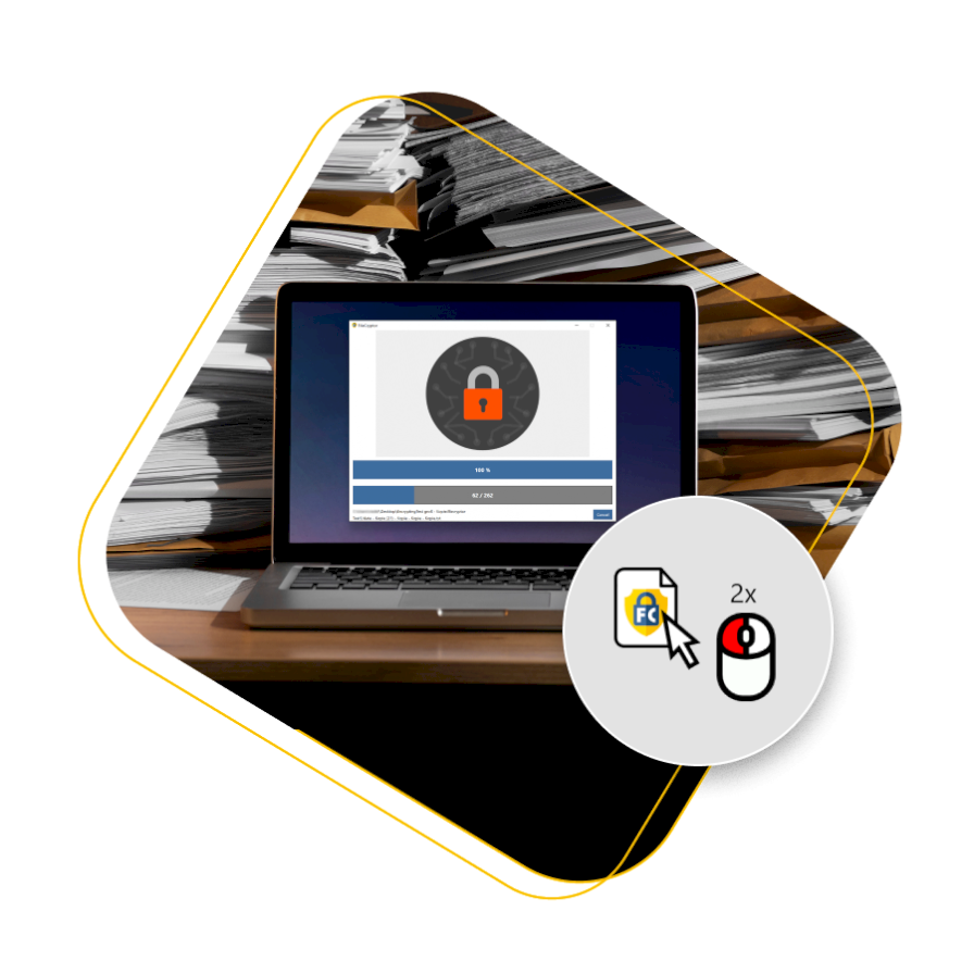 FileCryptor: Encrypt files and folders with one click