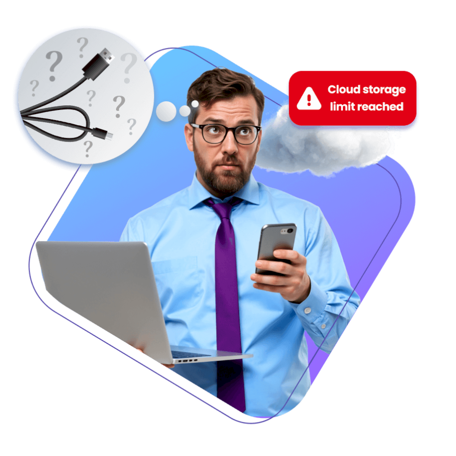 SendMe: Transfer data from PC to smartphone