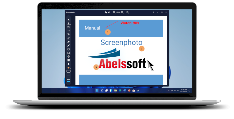 Screenphoto: Tool for taking screenshots