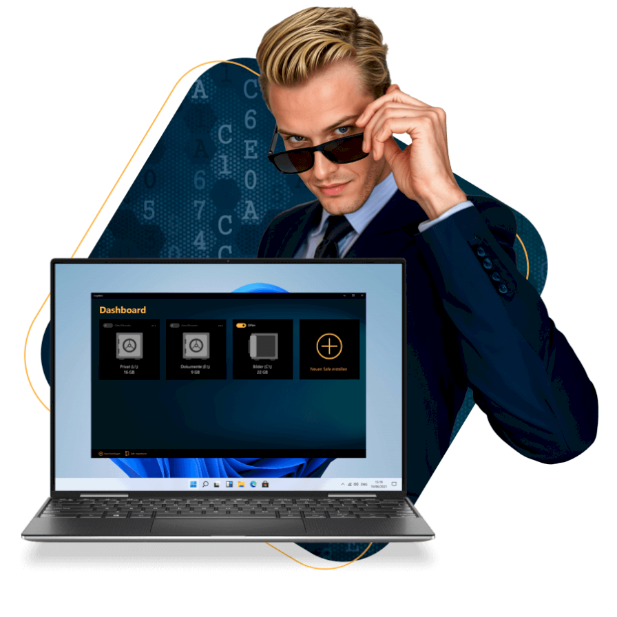 Cryptbox encryption program: Encrypt hard disk and files